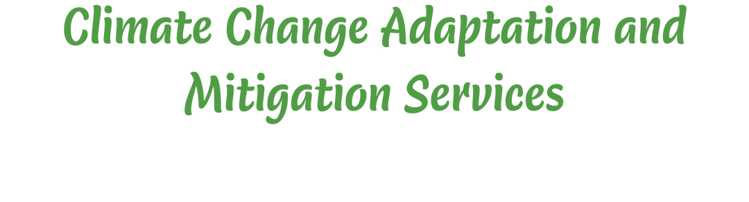 Climate Change Adaptation and Mitigation Services